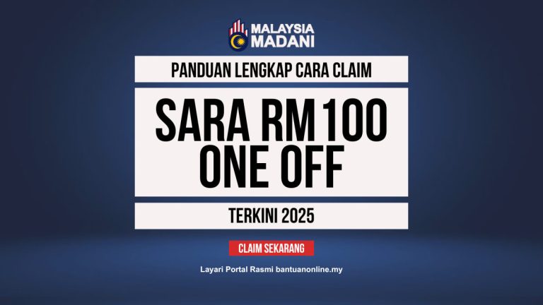 CARA CLAIM SARA : (RM100 2025) SEMAKAN STATUS KELAYAKAN PENERIMA DALAM MYKAD | BANTUAN ONLINE